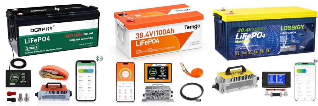 Top 5 36V Golf Cart Lithium Battery Conversion Kits